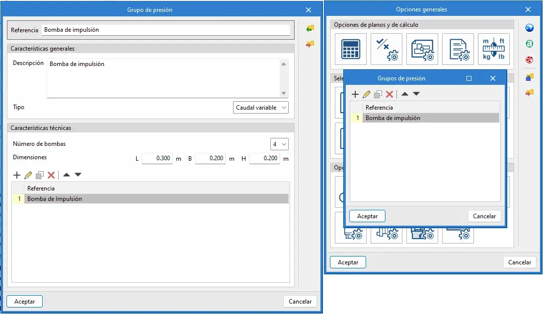 Configuración Sistemas de bombeo con CYPEPLUMBING